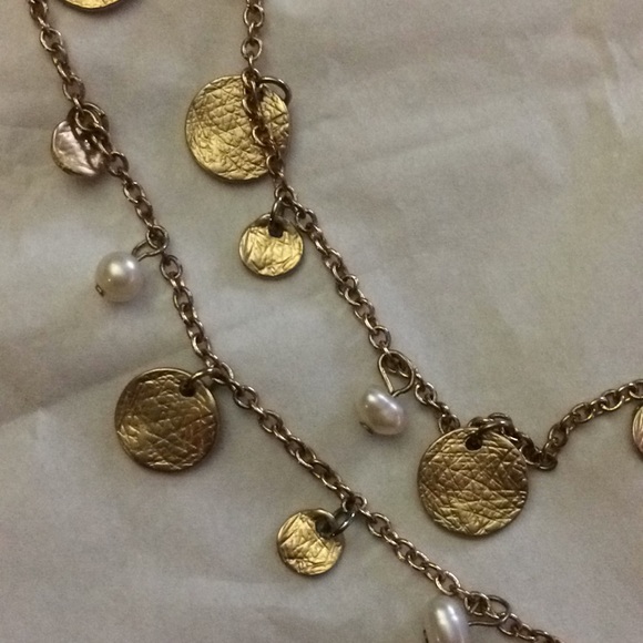 Jewelry | Nwt Double Chain Design Costume Necklace | Poshmark